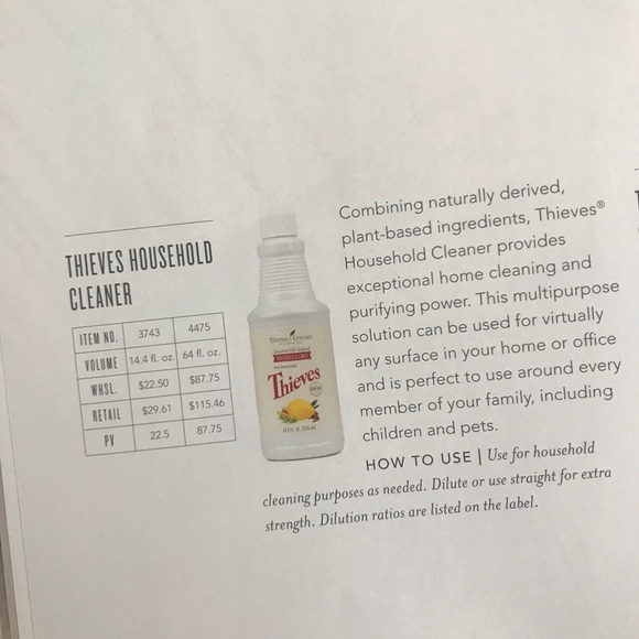 Young Living | Other | New Young Living Thieves Household Concentrate ...